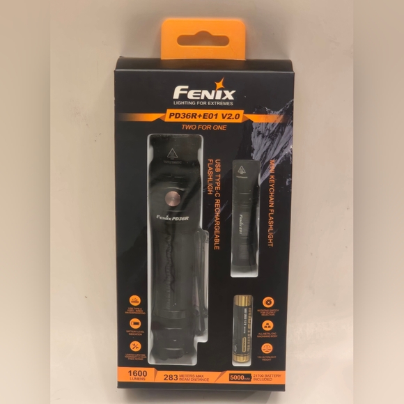 Fenix | Other | Fenix Pd36r Usb Rechargeable Flashlight Brand Used By ...